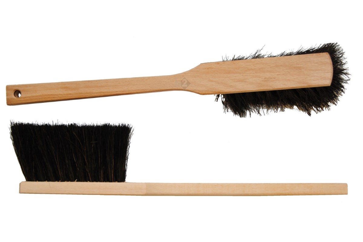 Besen Handfeger Langstiel Arenga-Borsten unlackiert 43 cm