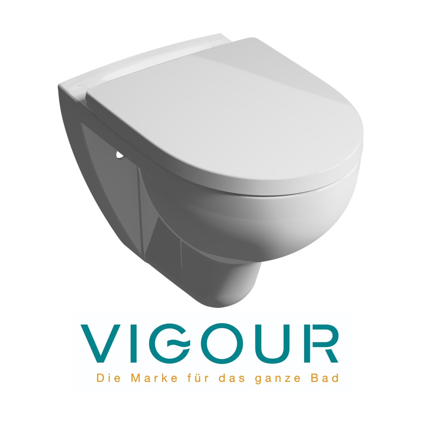 VIGOUR Clivia plus Wand-WC spülrandlos +5cm Behindertengerecht mit ...